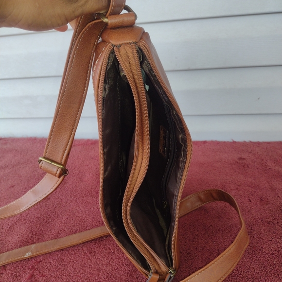 b.o.c. | Bags | Boc Barn Concept Leather Crossbody Bag Camel | Poshmark